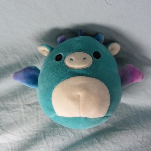 Squishmallows | Toys | Plush Squishmallows 5 Blue Dragon Tatiana W2393 ...